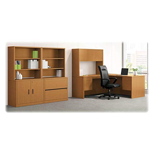 HON 10500 Series Lateral File, 2 Legal/Letter-Size File Drawers, Harvest, 36" X 20" X 29.5"