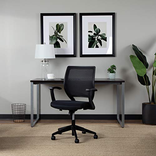 HON Mesh Mid-Back Task Chair, 41" x 26.3" x 35.3", Black