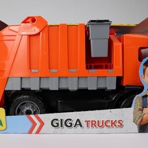 Lena Ksmtoys Construction Toys Powerful Giants Toy Garbage Truck with Garbage and Recycle Bin and Dumpster in Yellow and Black Toys for Boys or Girls Age 3+