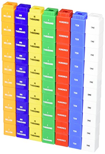 Didax Educational Resources Unifix Cube Place Value to 1 Million