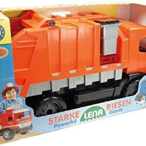 Lena Ksmtoys Construction Toys Powerful Giants Toy Garbage Truck with Garbage and Recycle Bin and Dumpster in Yellow and Black Toys for Boys or Girls Age 3+