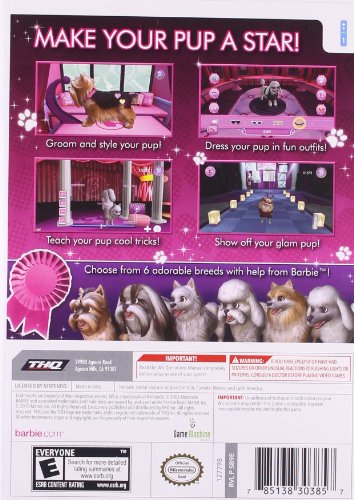 Barbie Groom And Glam Pups Wii