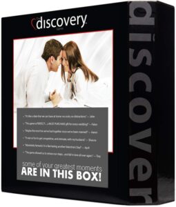 the discovery game - adult couple gift - date night in a box - better than a card game - board game for married couples