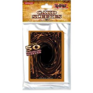 konami yugioh back - official duelist card sleeves - deck protectors (50 count/pack)