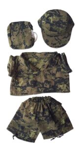 special forces camos outfit teddy bear clothes fits most 14" - 18" build-a-bear and make your own stuffed animals