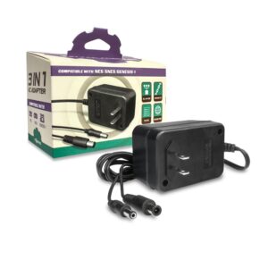 tomee 3-in-1 universal ac adapter for genesis/snes/nes