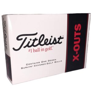 titleist x-outs one dozen golf balls