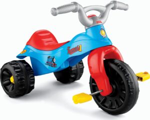 fisher-price toddler tricycle thomas & friends tough trike, toy bike with handlebar grips & storage for outdoor play kids ages 2+ years