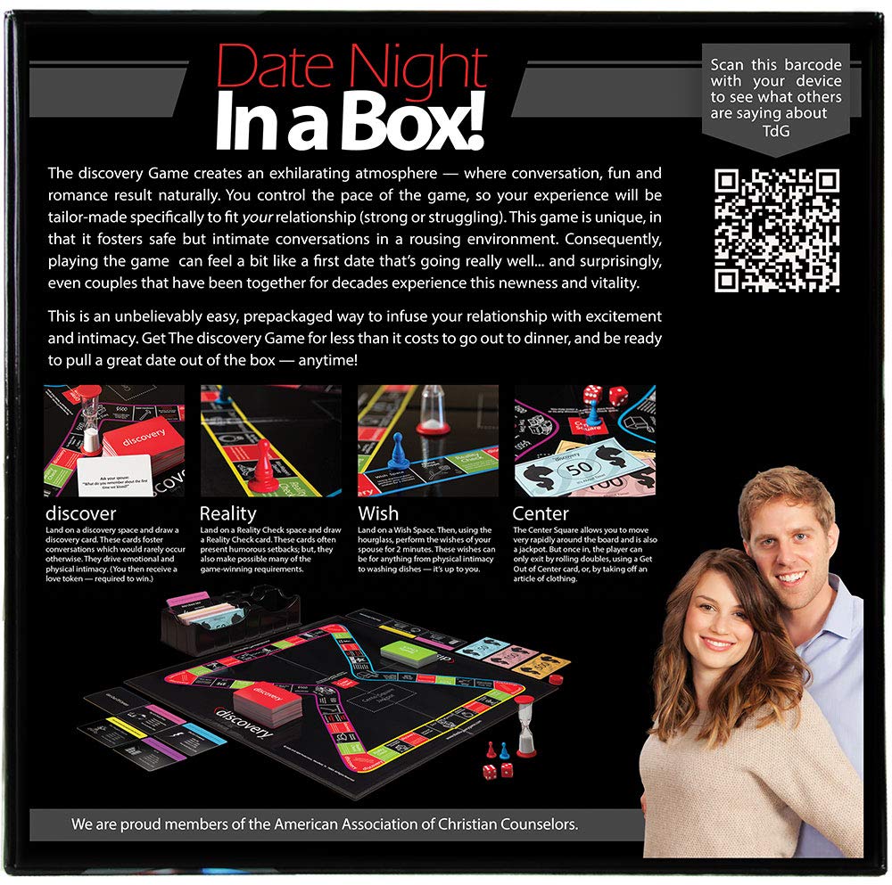 The discovery Game - Adult Couple Gift - Date Night in a Box - Better Than a Card Game - Board Game for Married Couples