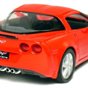 Set of 4: 5" 2007 Chevy Corvette Z06 1:36 Scale (Blue/Orange/Red/Yellow)