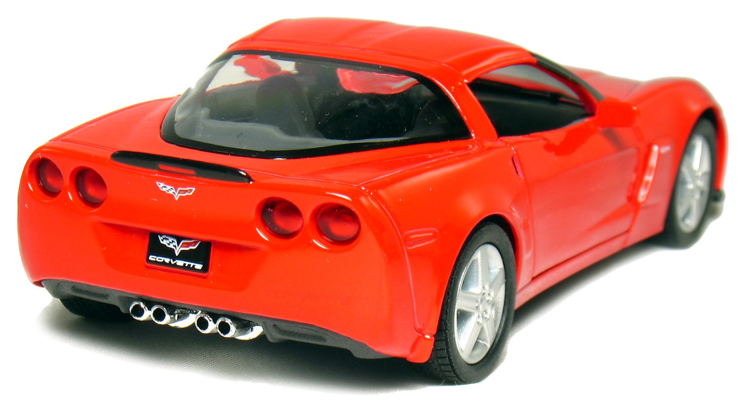 Set of 4: 5" 2007 Chevy Corvette Z06 1:36 Scale (Blue/Orange/Red/Yellow)