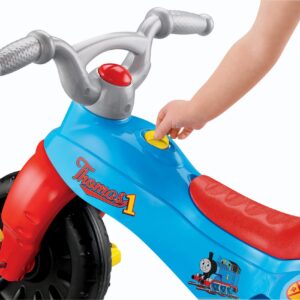 Fisher-Price Toddler Tricycle Thomas & Friends Tough Trike, Toy Bike with Handlebar Grips & Storage for Outdoor Play Kids Ages 2+ Years