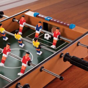 Mainstreet Classics 20-Inch Table Top Foosball/Soccer Game, Brown