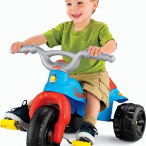 Fisher-Price Toddler Tricycle Thomas & Friends Tough Trike, Toy Bike with Handlebar Grips & Storage for Outdoor Play Kids Ages 2+ Years