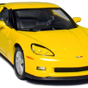 Set of 4: 5" 2007 Chevy Corvette Z06 1:36 Scale (Blue/Orange/Red/Yellow)