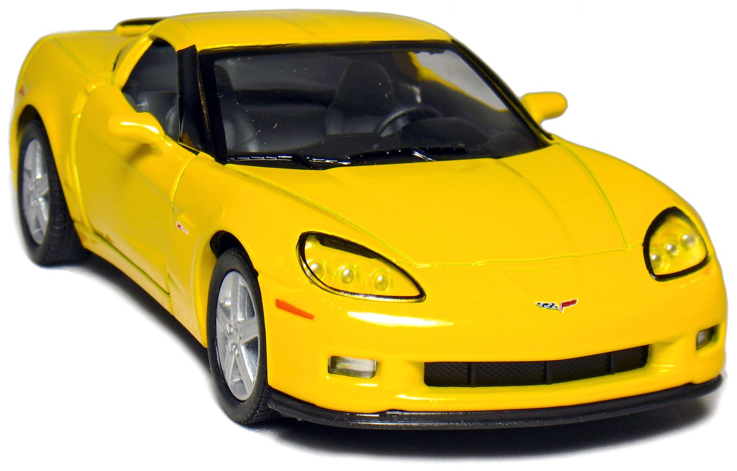 Set of 4: 5" 2007 Chevy Corvette Z06 1:36 Scale (Blue/Orange/Red/Yellow)