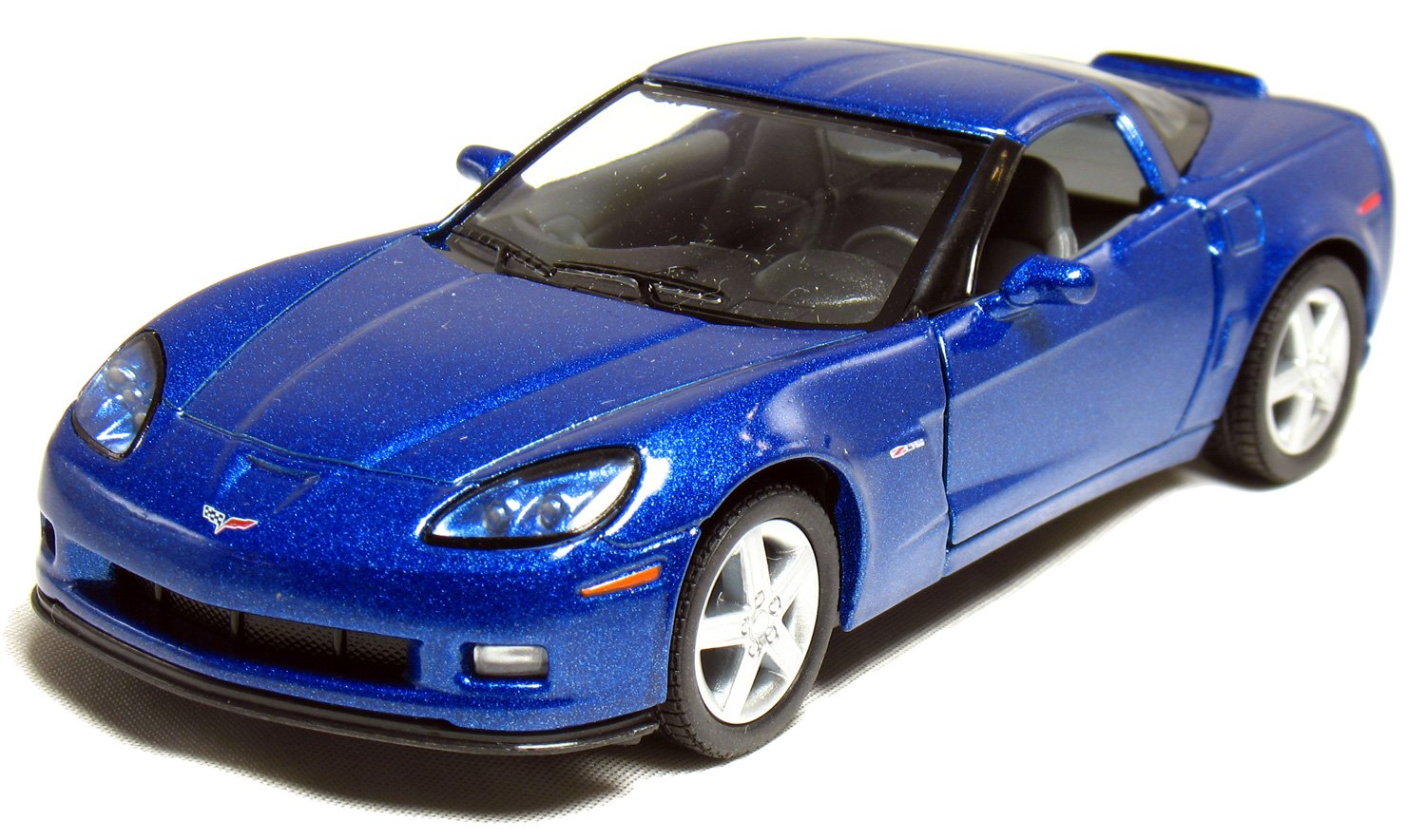 Set of 4: 5" 2007 Chevy Corvette Z06 1:36 Scale (Blue/Orange/Red/Yellow)