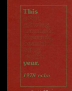 (reprint) 1978 yearbook: mountain empire high school, pine valley, california