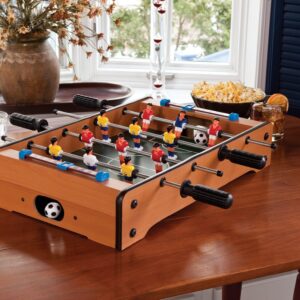 Mainstreet Classics 20-Inch Table Top Foosball/Soccer Game, Brown