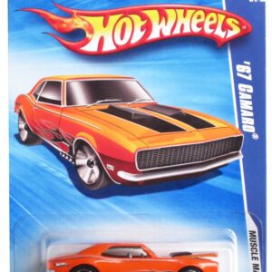 Hot Wheels 2010 Muscle Mania 08 of 10 Orange '67 Camaro (Hood Opens!!!)