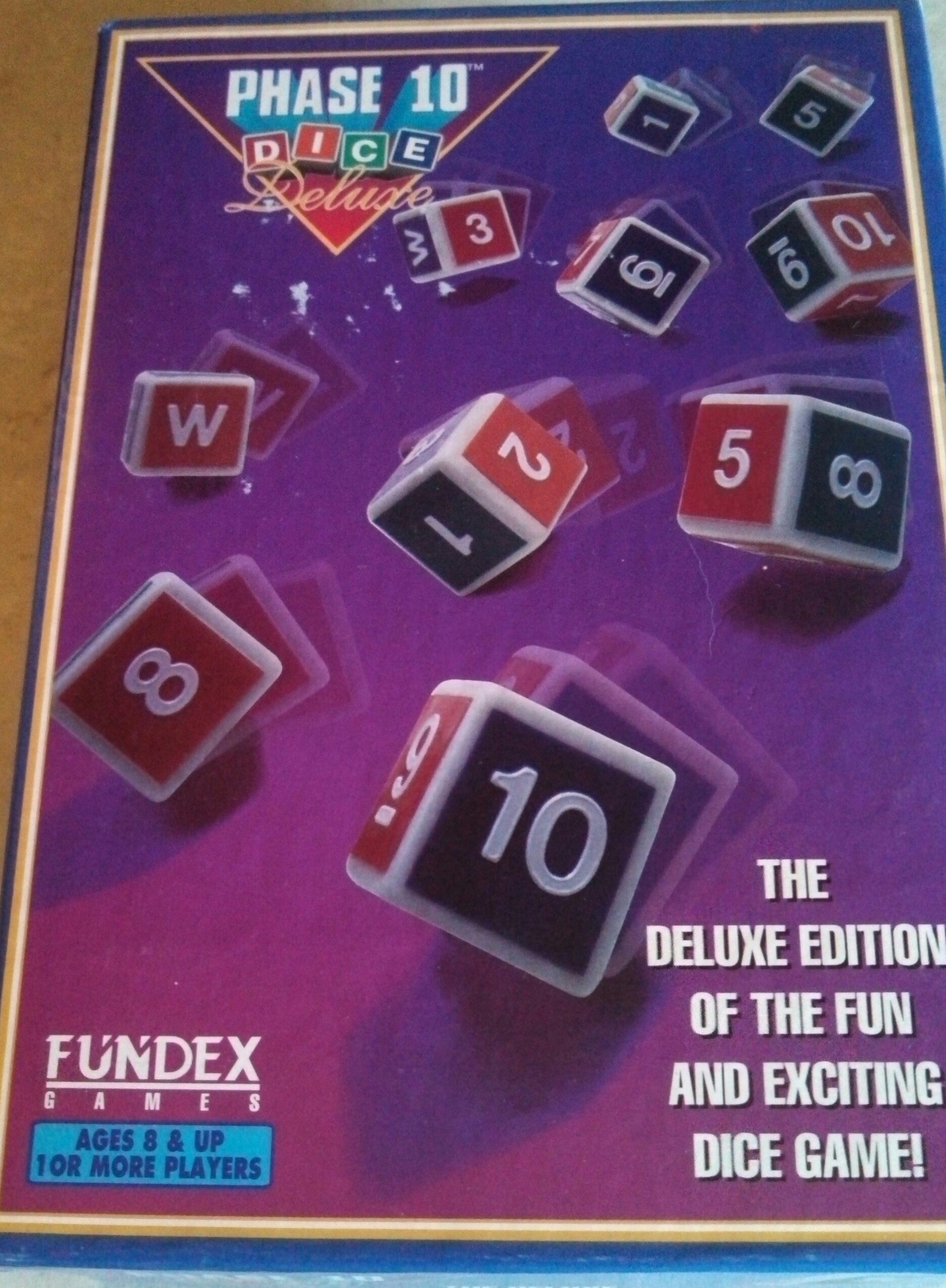 Deluxe Phase 10 Dice