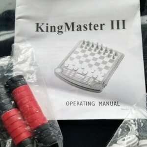 Excalibur 911E-3 King Master III Electronic Chess & Checkers Game