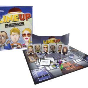 MindWare LineUp – Stimulating Memory Board Game with a Great Playing Time and Comical Crime Mystery Suspense for Ages 8 and Up