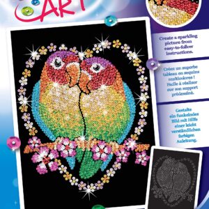 Sequin Art Blue, Love Birds, Sparkling Arts and Crafts Picture Kit, Creative Crafts