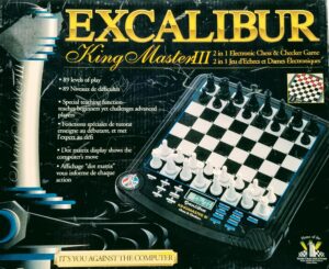 excalibur 911e-3 king master iii electronic chess & checkers game