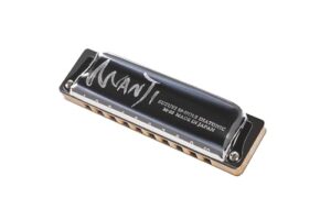 suzuki harmonica, silver m20 manji 10-hole c