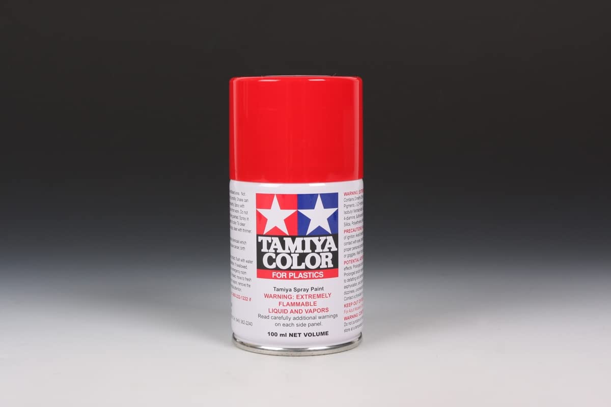 Lacquer Spray Paint Can TS8 Italian Red 3 oz