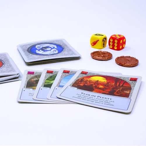 Rivals for CATAN Card Game - Build, Trade, and Conquer in the World of CATAN! Strategy Game, Family Game for Kids and Adults, Ages 10+, 2 Players, 45-60 Minute Playtime, Made by CATAN Studio