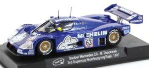 slot.it 1:32 slot car michelin tires mercedes sauber c9 #63 ca06e