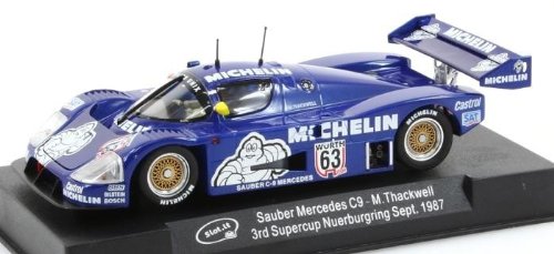 Slot.it 1:32 Slot Car Michelin Tires Mercedes Sauber C9 #63 CA06e