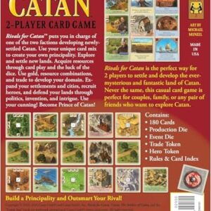 Rivals for CATAN Card Game - Build, Trade, and Conquer in the World of CATAN! Strategy Game, Family Game for Kids and Adults, Ages 10+, 2 Players, 45-60 Minute Playtime, Made by CATAN Studio