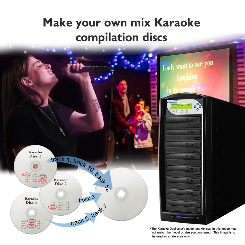 Vinpower Digital Karaoke Mix Pro 1 Target DVD/CD/CD+G Disc Duplicator Copier with HDD