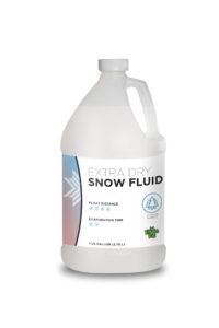 froggy's flakes snow machine fluid, extra dry formula snow fluid with 30 feet float/drop, 1 gallon