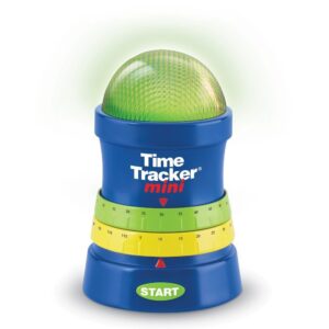 learning resources time tracker mini visual timer, classroom timer, hand washing timer, auditory and visual cue, ages 3+