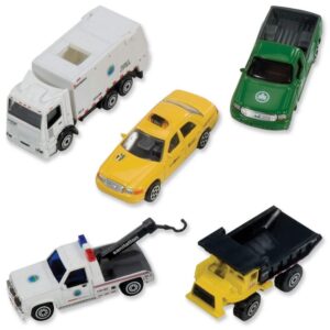 daron new york city official vehicle set 5-piece, medium