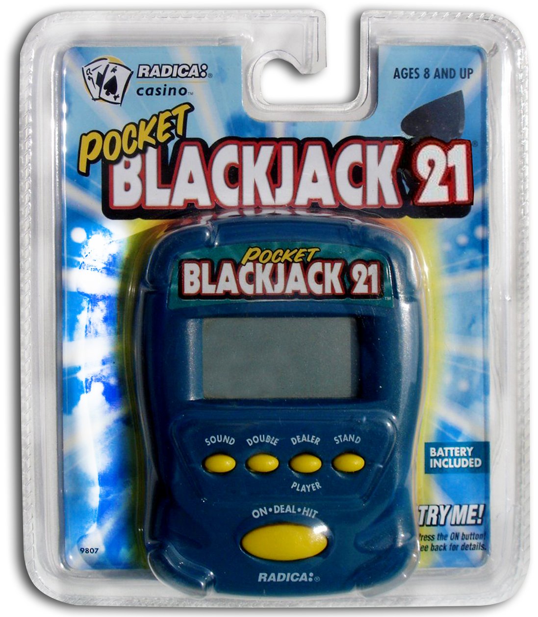 Pocket Blackjack 21 Electronic Handheld Game (1997 Edition)