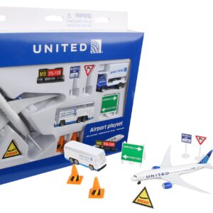 Daron United Airlines Airport Playset