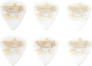 ibanez b1000svrwh steve vai signature picks 6 pack, white