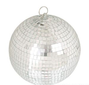 rhode island novelty 8 inch mirror ball, one piece per order