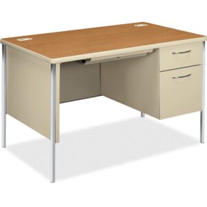 hon hon88962cl double pedestal desk, 60" x 30" x 29-1/2", harvest