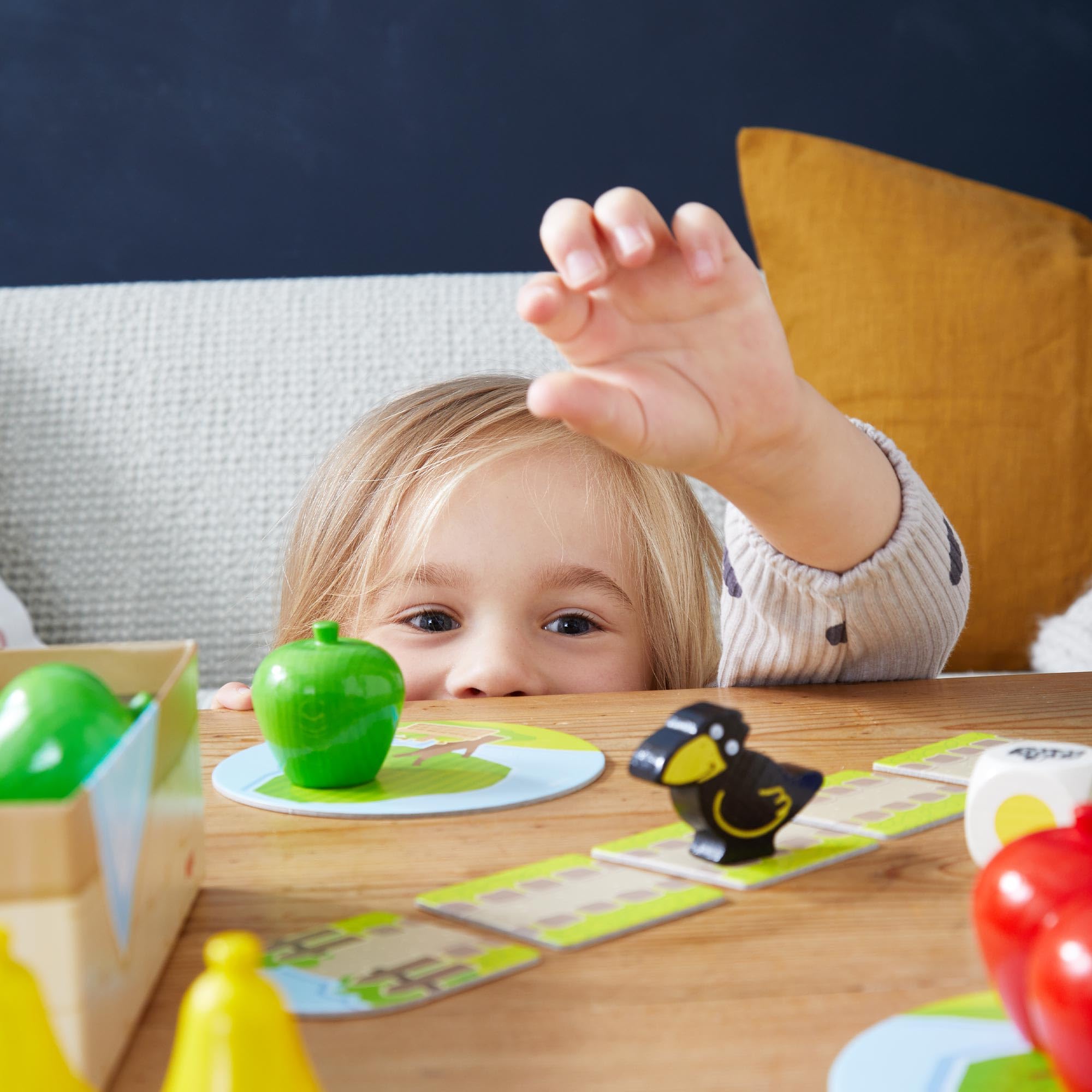 HABA My Very First Games - First Orchard Toddler Game - My First Orchard Game, Cooperative Toddler Board Games for 2 Year Olds - Made in Germany