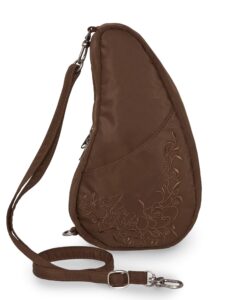 ameribag i love my life healthy back bag,chocolate,one size