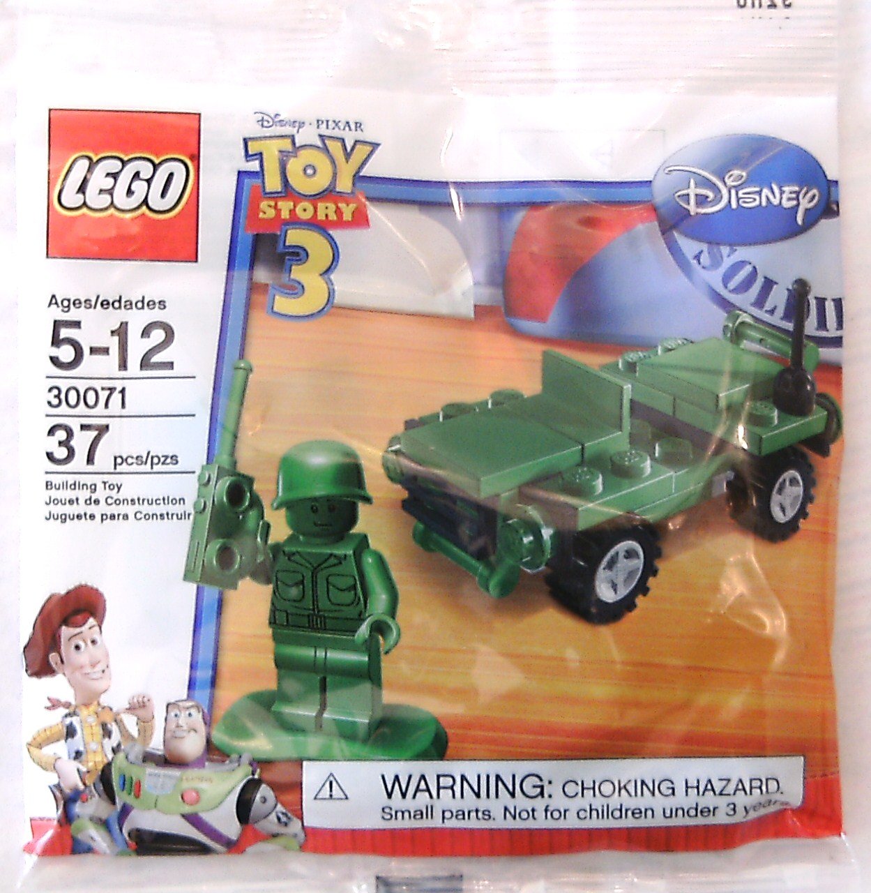 Lego Toy Story 3 Army Man & Jeep Minifigure Bag 30071 (37 Pieces)