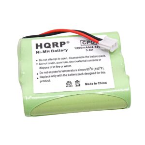 hqrp phone battery compatible with general electric ge 27923, 27928, 27933, 27938, 27944, 27923ge1 cordless telephone