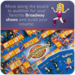 BE A BROADWAY STAR! - The Classic Theater and Musical Trivia Board Game That Puts You in The Spotlight | Party Game for Theater Lovers | Holiday Broadway Gift | 2-6 Players | for All Ages 8+