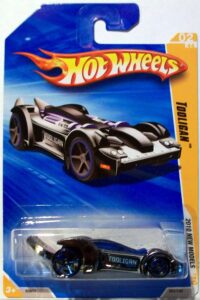 2010 hot wheels 002/240 chrome tooligan with blue trim 02/44